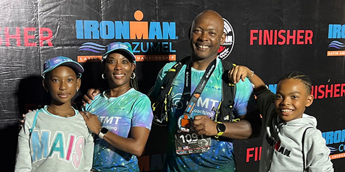 Running Their Own Race: Hardy family travels to Ironman Triathlon in C...