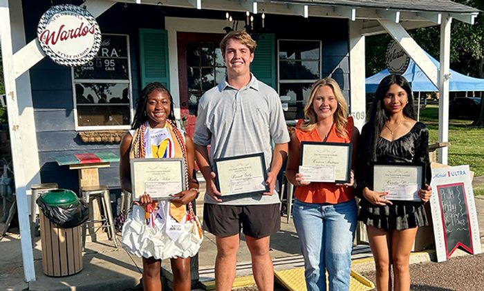 HONORING WARDO: Four recent grads receive Ward Graning Memor...