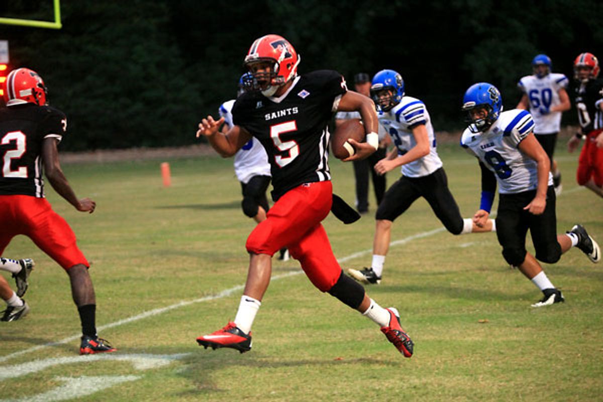 Trinity Episcopal football machine hits overdrive
