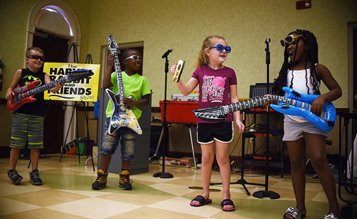 Photo gallery: Harvey Rabbit and Friends entertains children