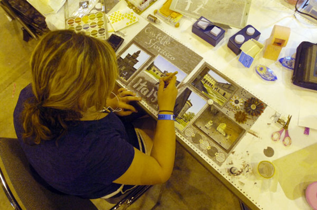Photo feature: Women get scrappy