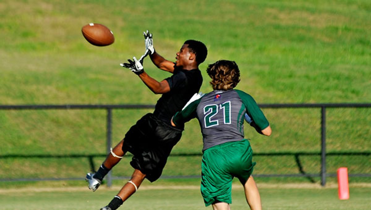 Natchez, Ferriday, Cathedral HS teams compete in 7-on-7 game...