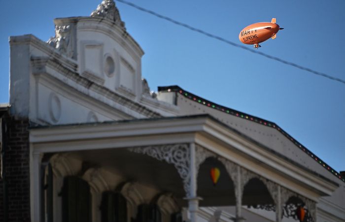 A blimp? Over Natchez?