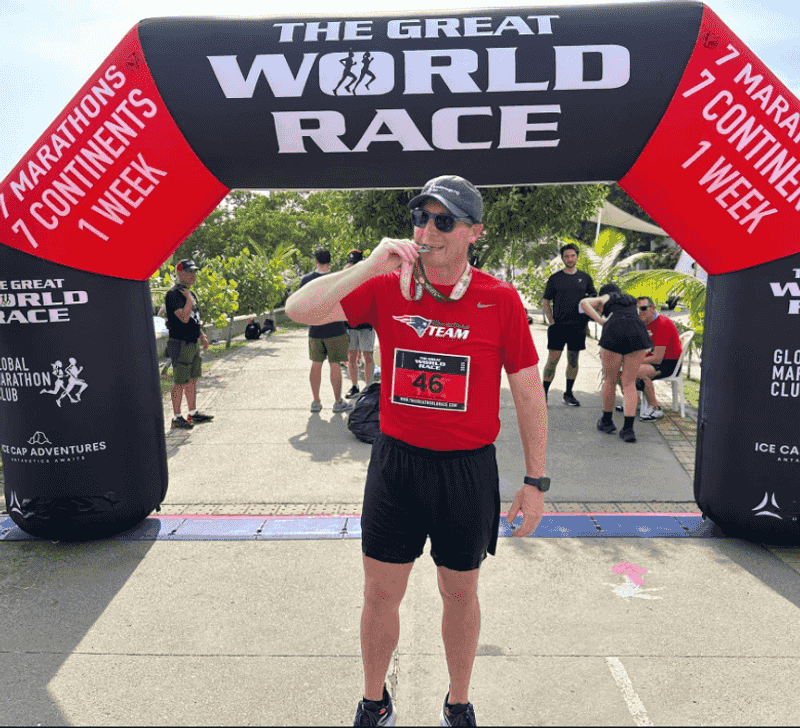FORREST RUNS THE WORLD: Just one more marathon to go, this time in Mia...