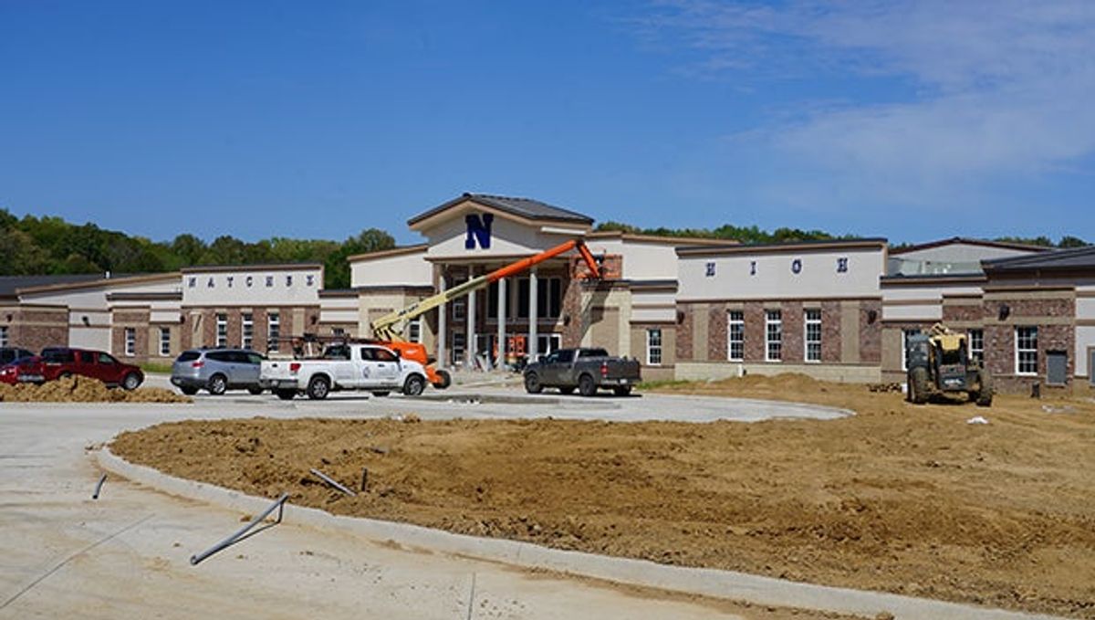 ALMOST FINISHED: NASD planning for dedication of new high school, midd...