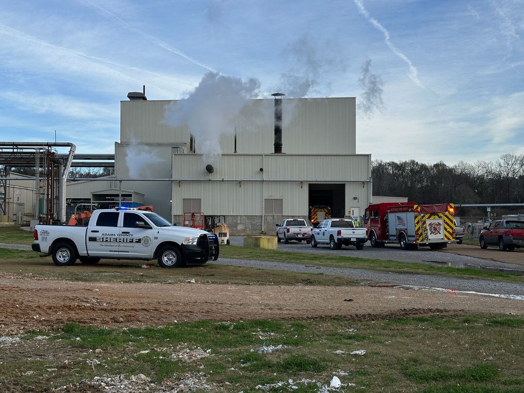 Natchez firefighters knock down ceiling fire at Marcal paper plant, ca...