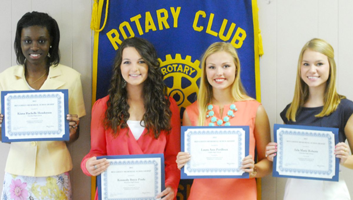Seniors get Ferriday Rotary scholarships