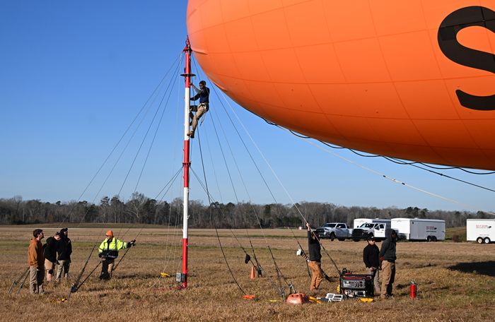 Rare opportunity: Up close and personal with a blimp