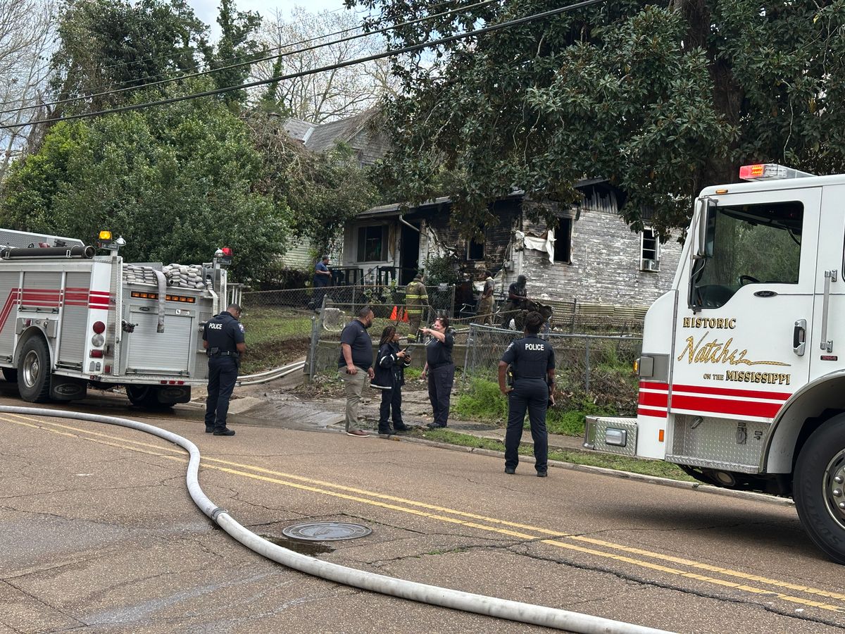 Natchez firefighters quickly extinguish house fire on Martin Luther Ki...