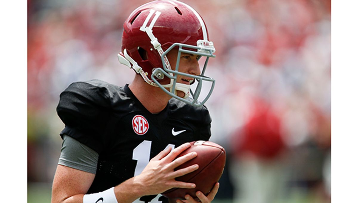 Cathedral alumnus Carpenter takes field for Alabama in sprin...