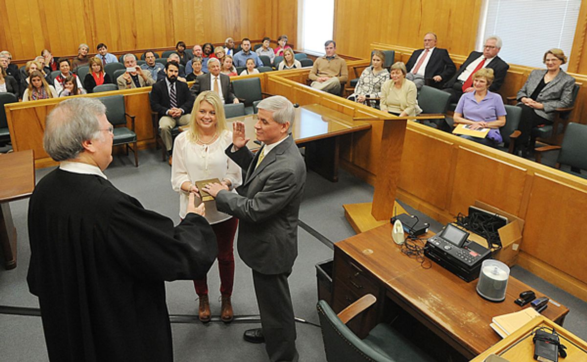 Brown sworn in as new Adams County judge