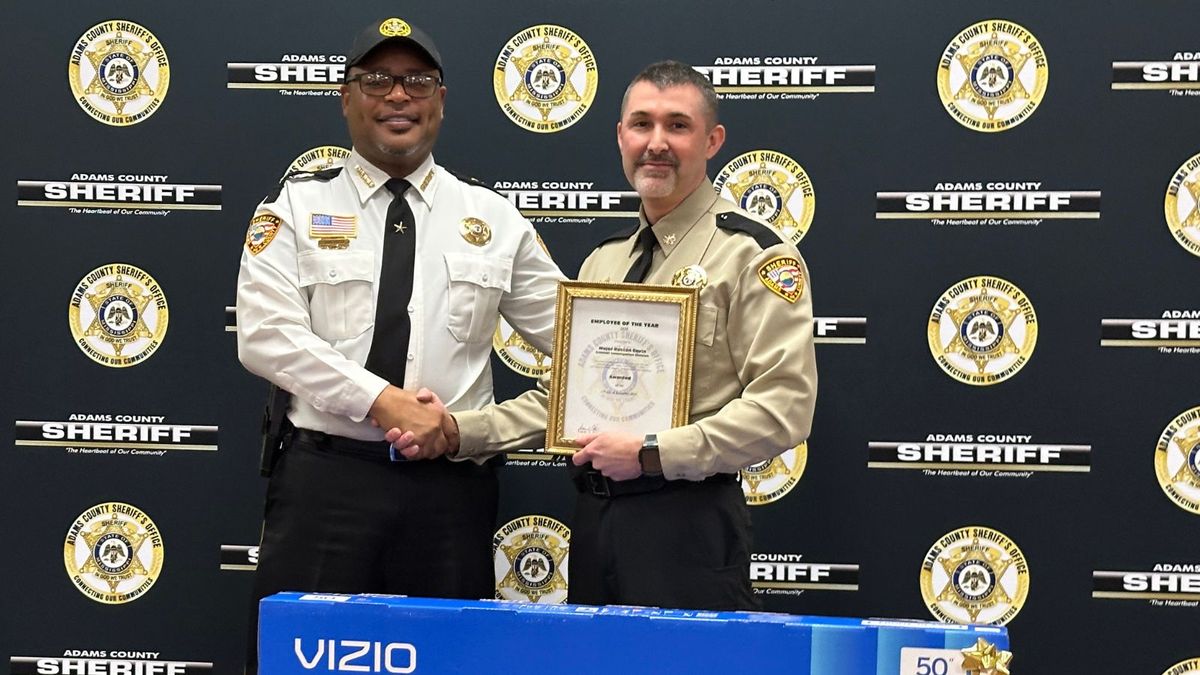 Adams County sheriff honors deputies, promotes five officers...
