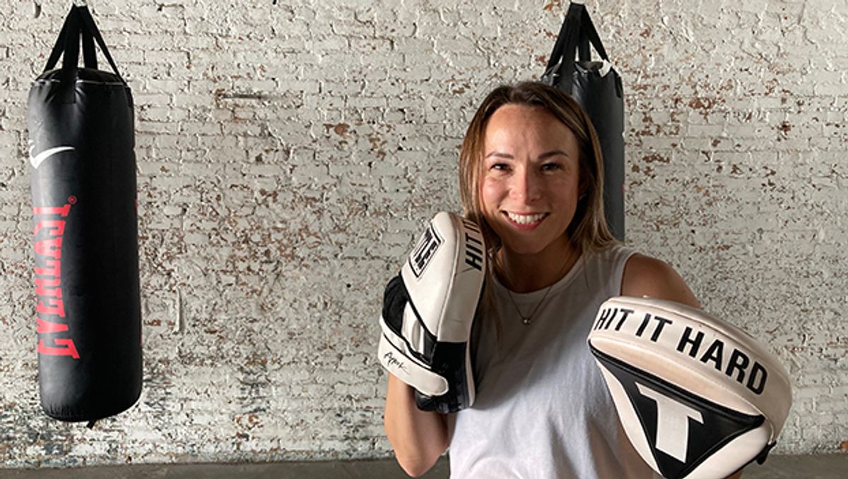 'Meditative sweat dripping' at Emily Moon's new boxing gym