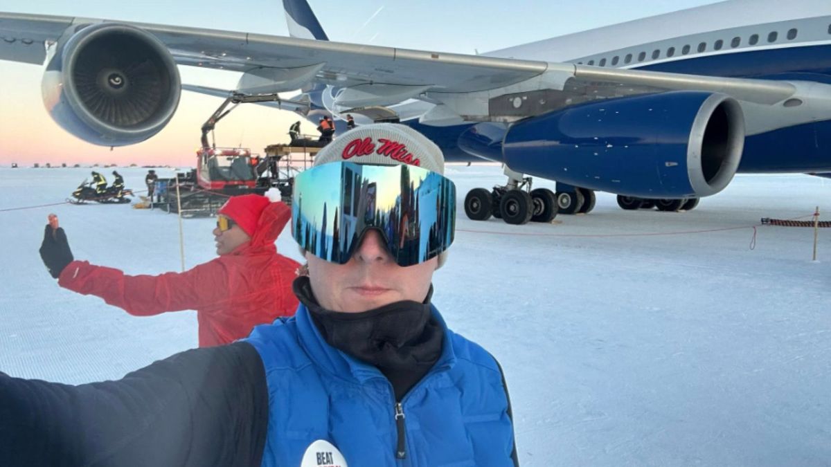 FORREST RUNS THE WORLD: After completing a grueling marathon on Antarc...