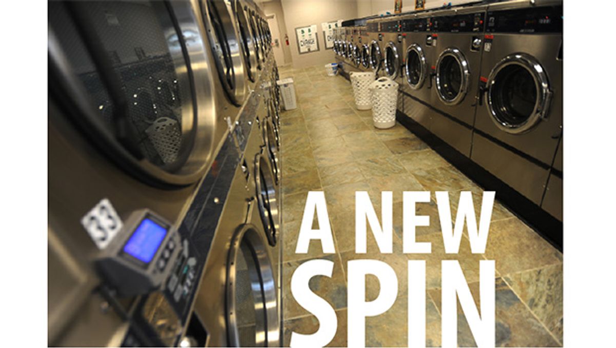 Former fast-food restaurant transformed into laundry