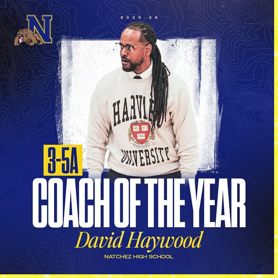 Natchez High head coach David Haywood named Region 3-5A Coac...