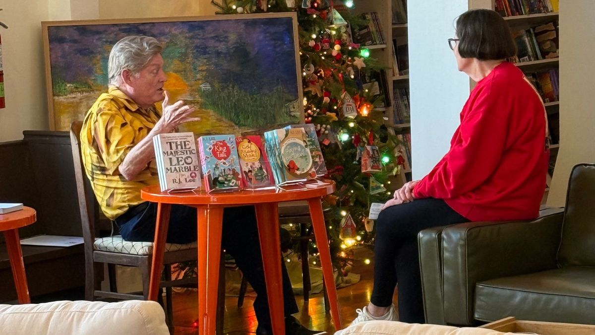 Mississippi authors R.J. Lee and Julie Liddell Whitehead sign books at...