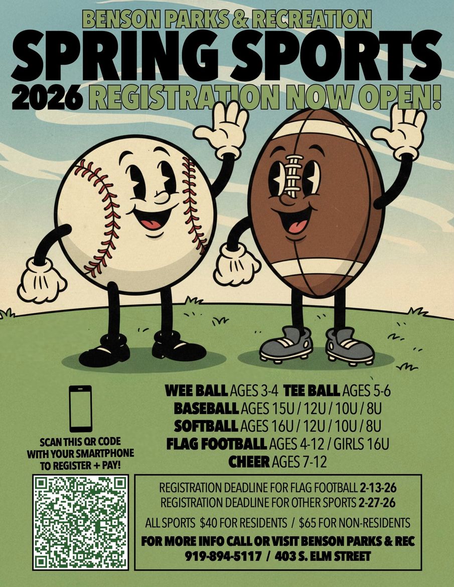 Benson Parks and Rec opens spring sports registration
