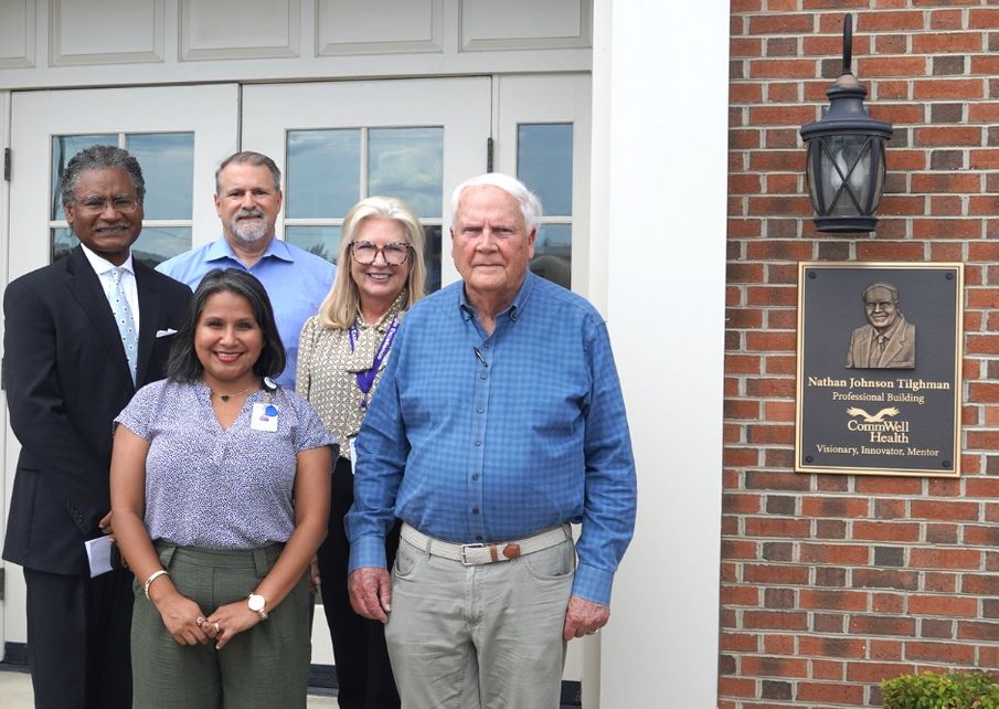 CommWell Health names Four Oaks building for longtime board chair