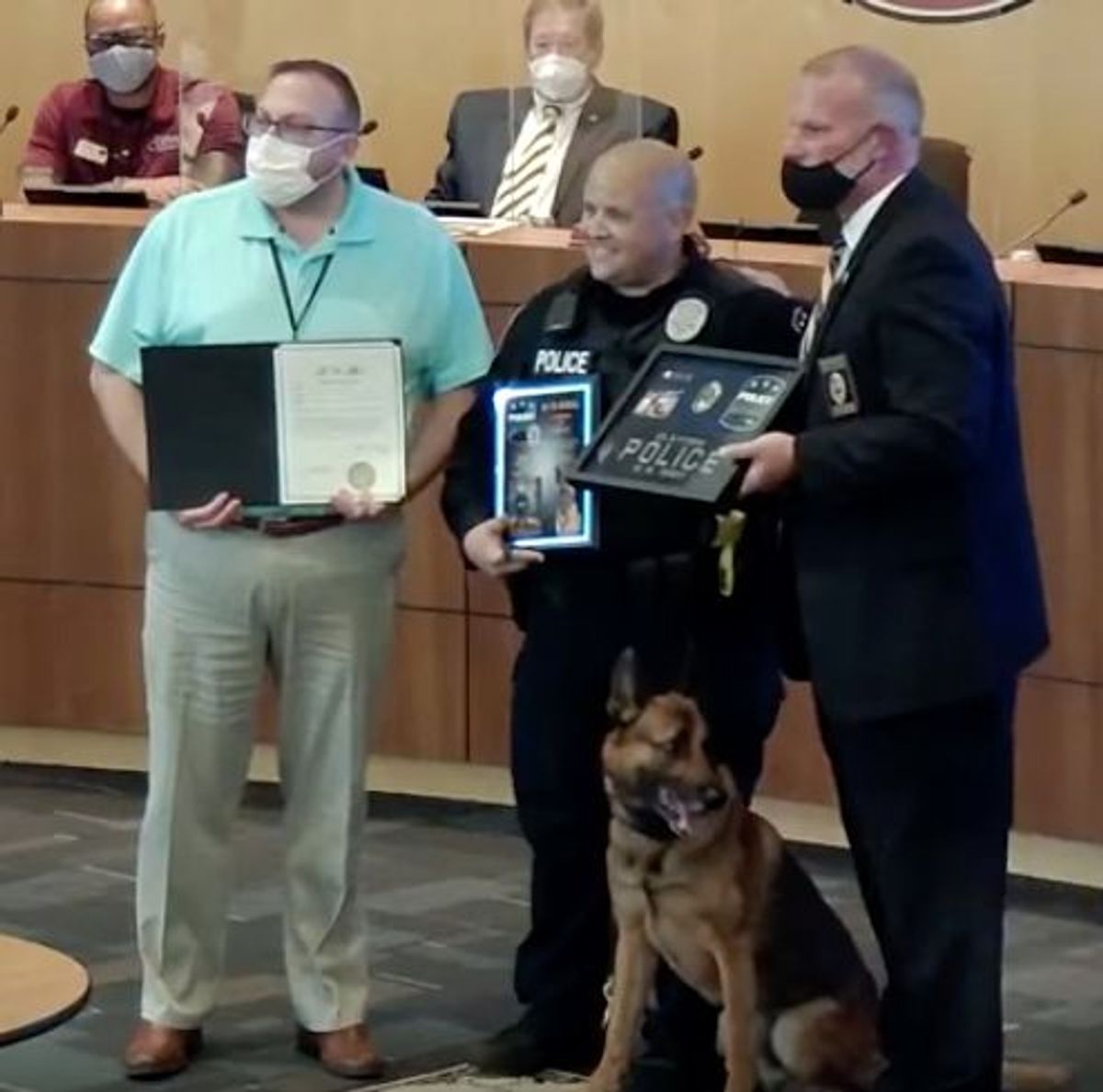 Canine Abel retires from Clayton police force