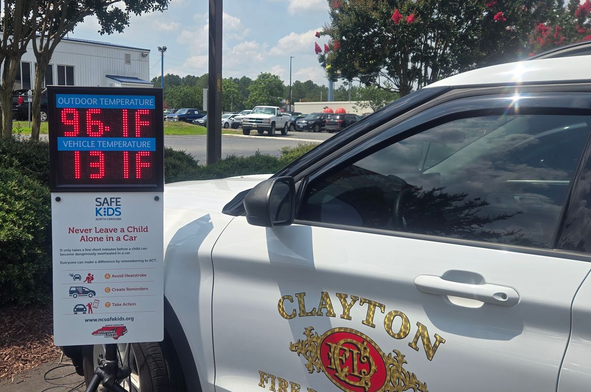 Clayton fire officials warn of car heat dangers as temperatu...