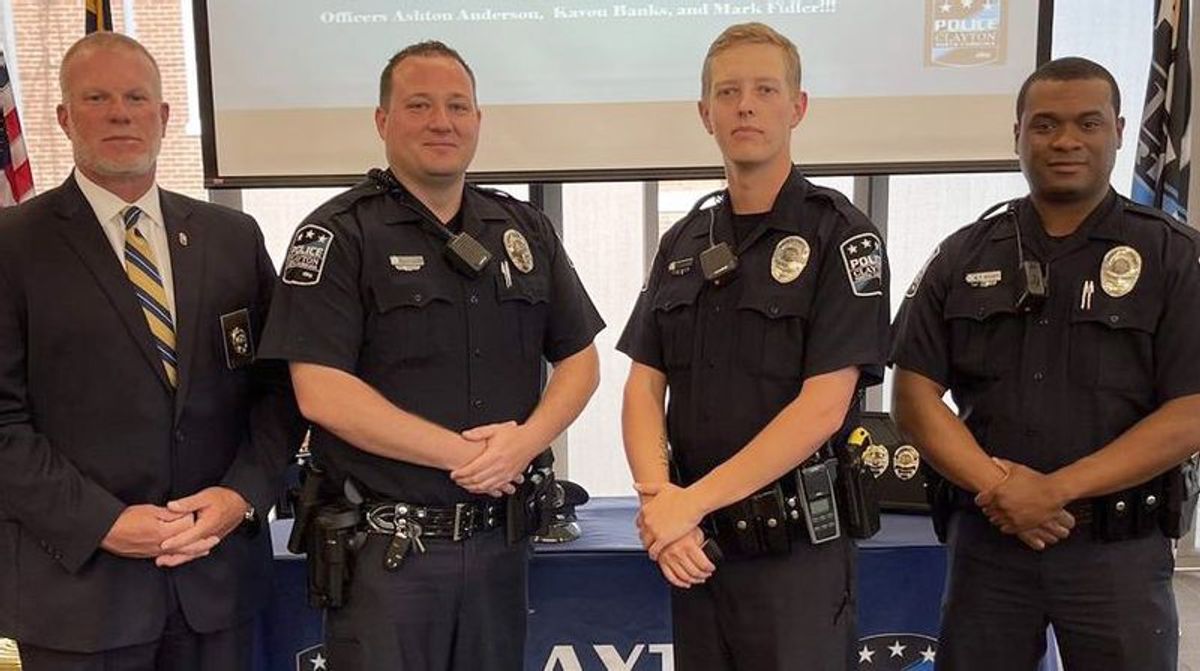 Clayton Police Department welcomes three officers