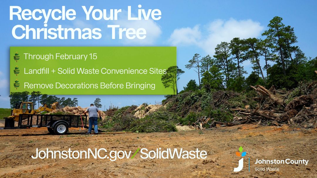 Don’t toss it: Johnston County recycles live Christmas trees