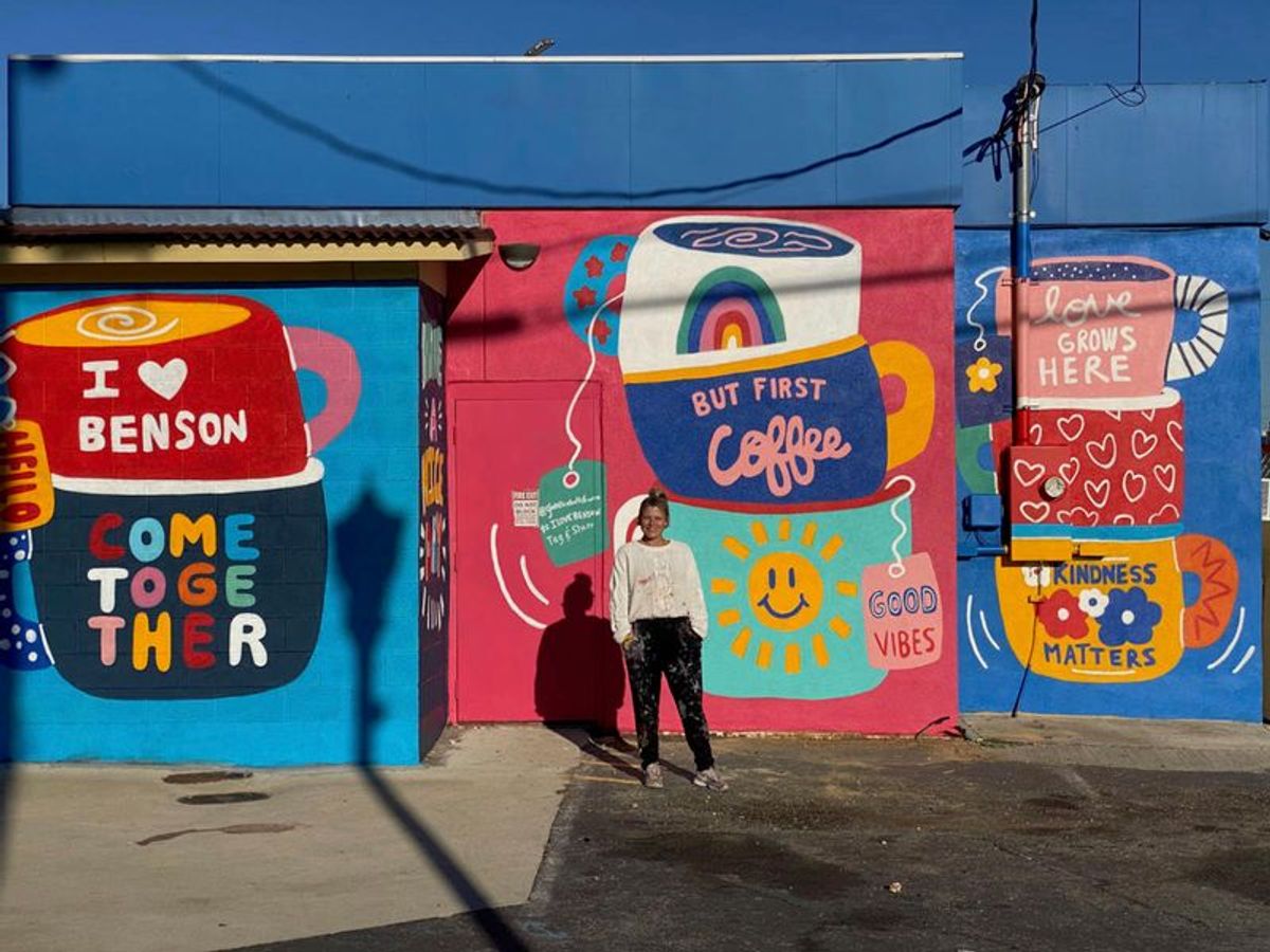 Benson unveils second Main Street mural