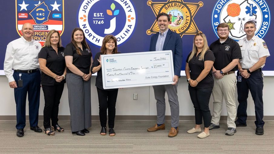Duke Energy grant supports disaster readiness in Johnston Co...