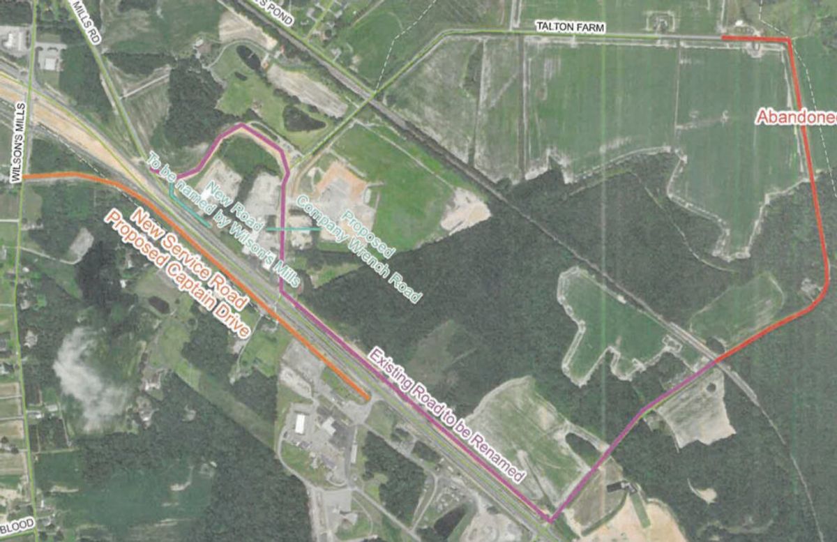 Commissioners must choose from competing road names