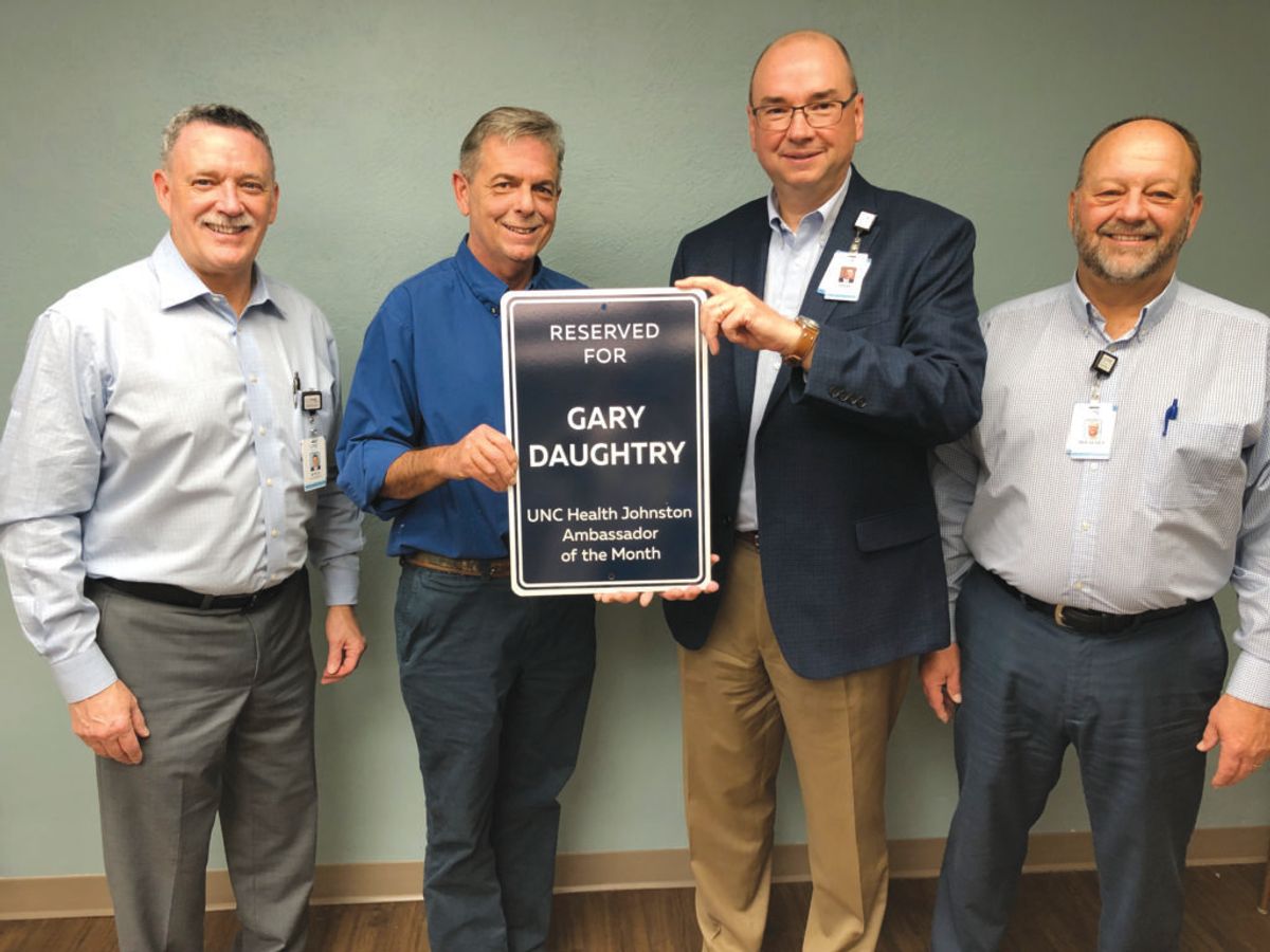 Hospital’s painter named Ambassador of Month