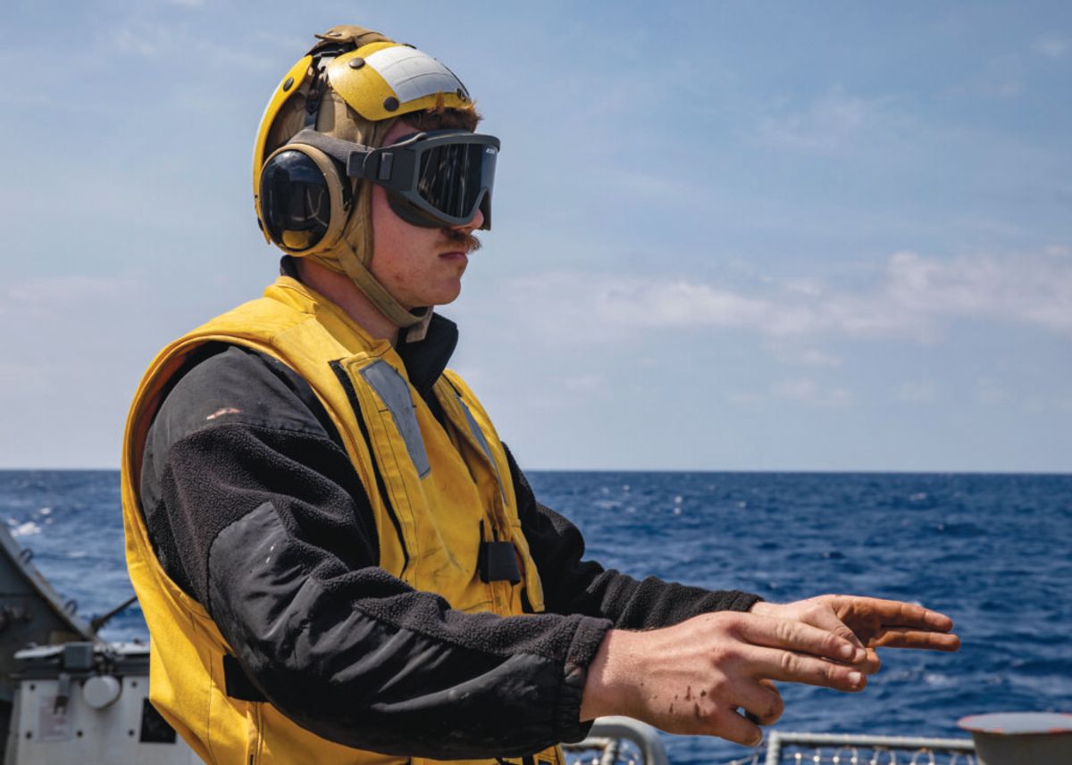 Sailor from Clayton aboard USS Dewey