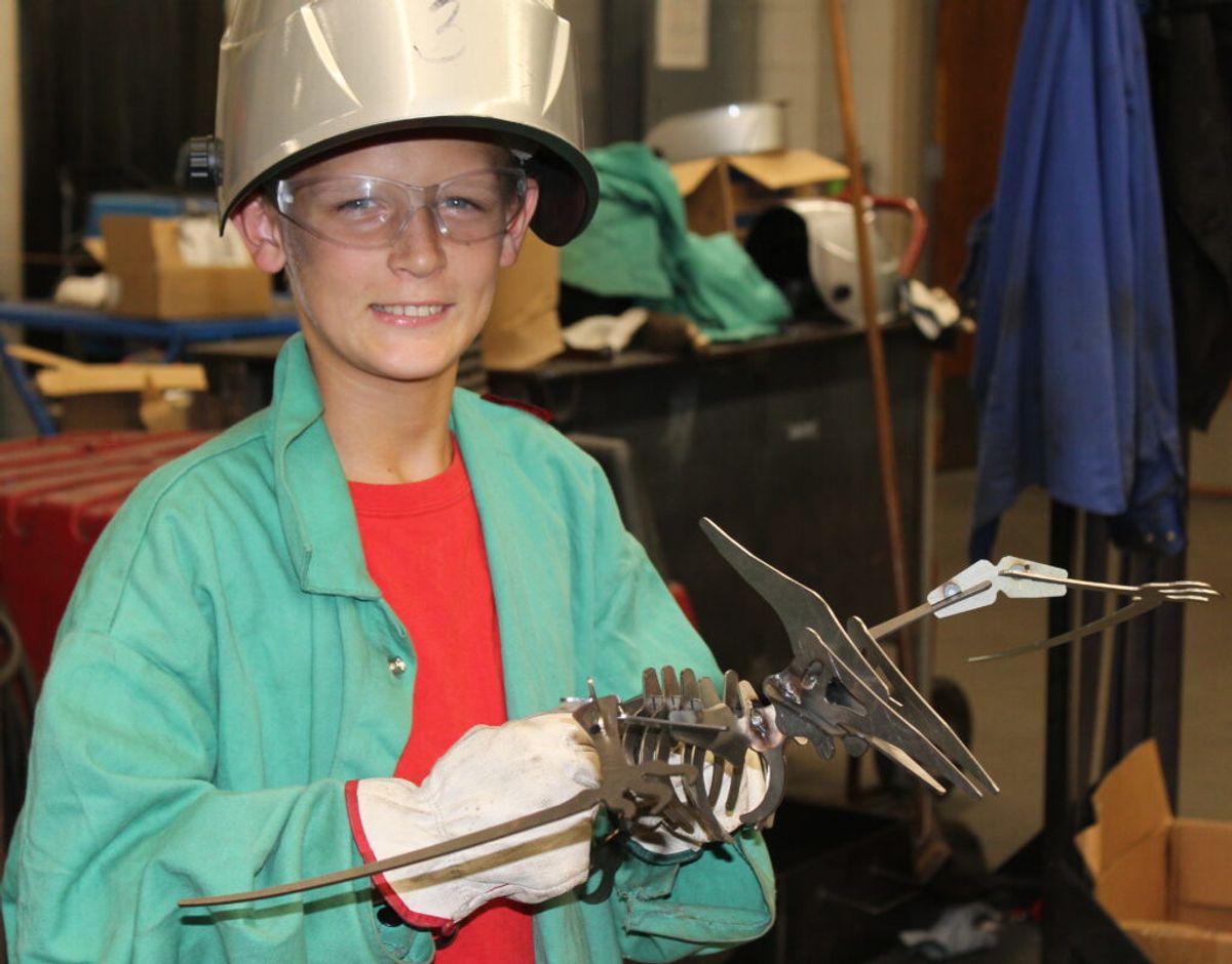 This camp makes welding fun, creative