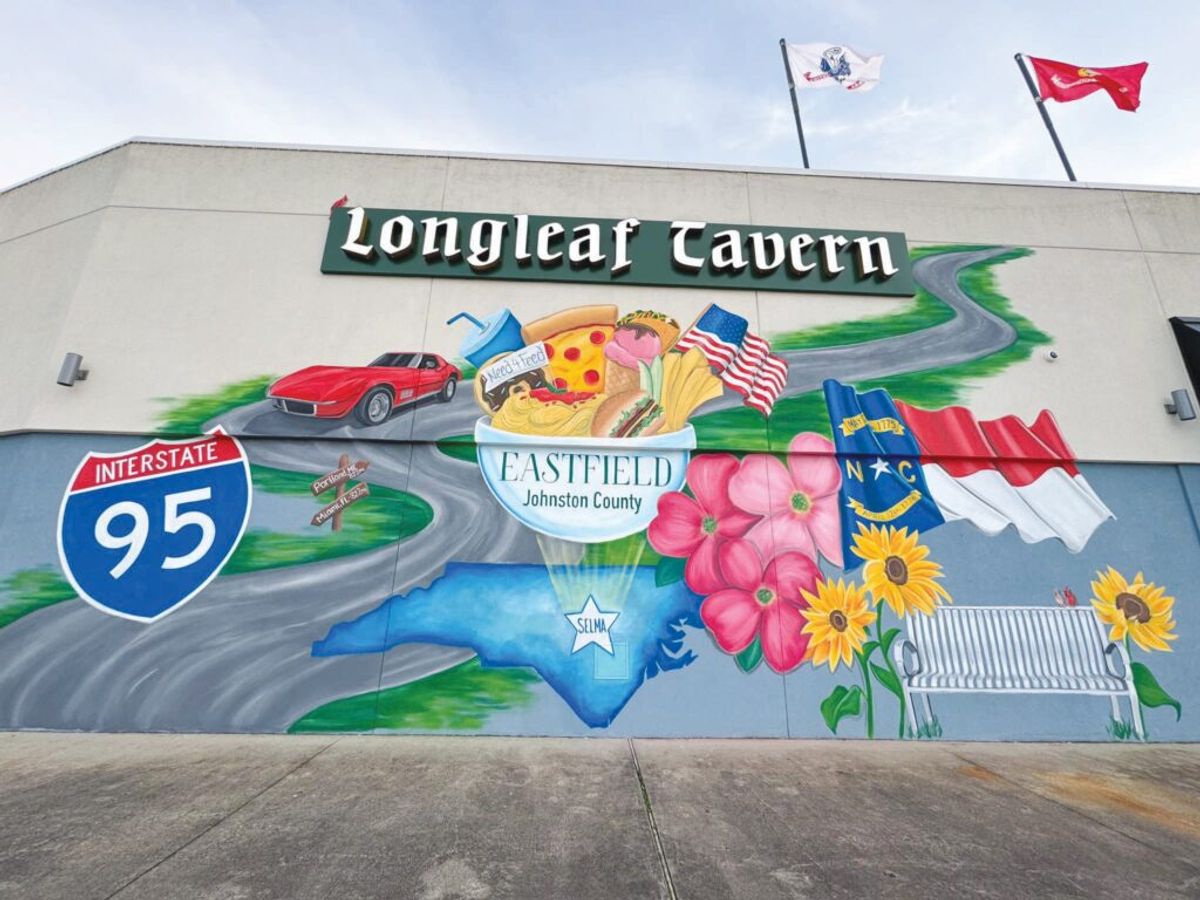 Food hall unveils mural