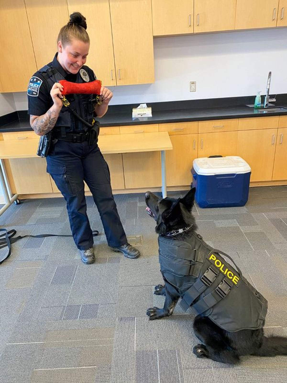 Clayton creates first female K9 unit team