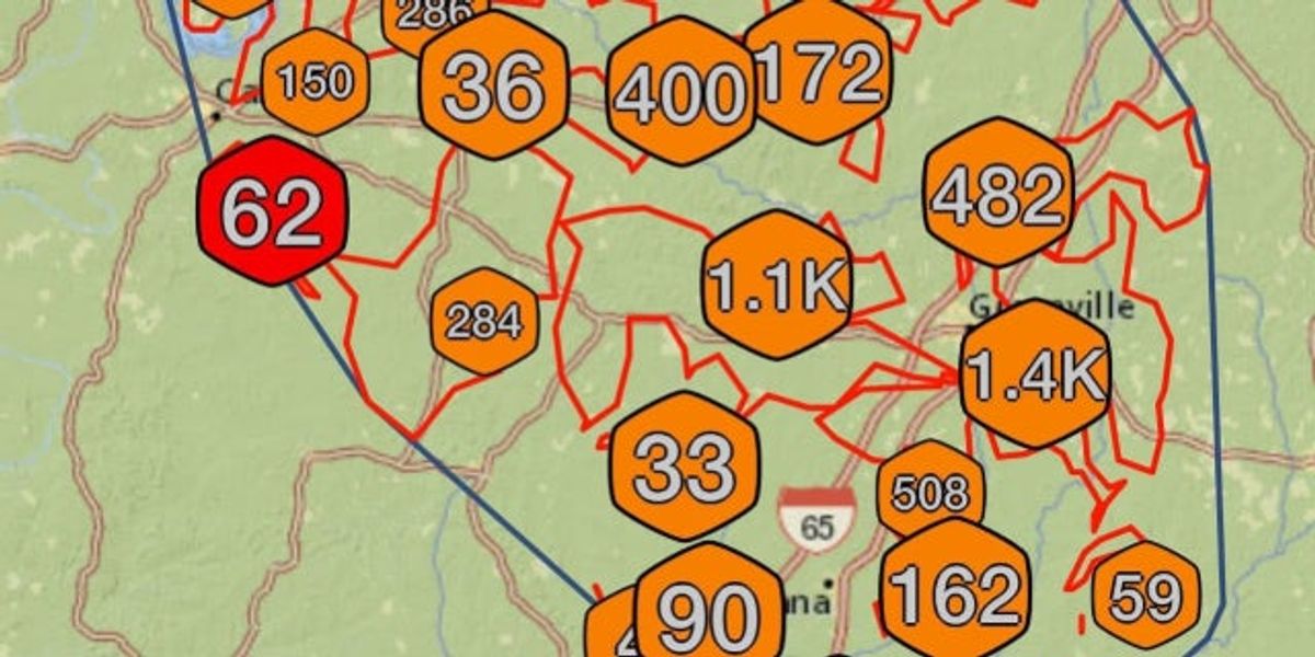 Widespread power outages impact Alabama residents