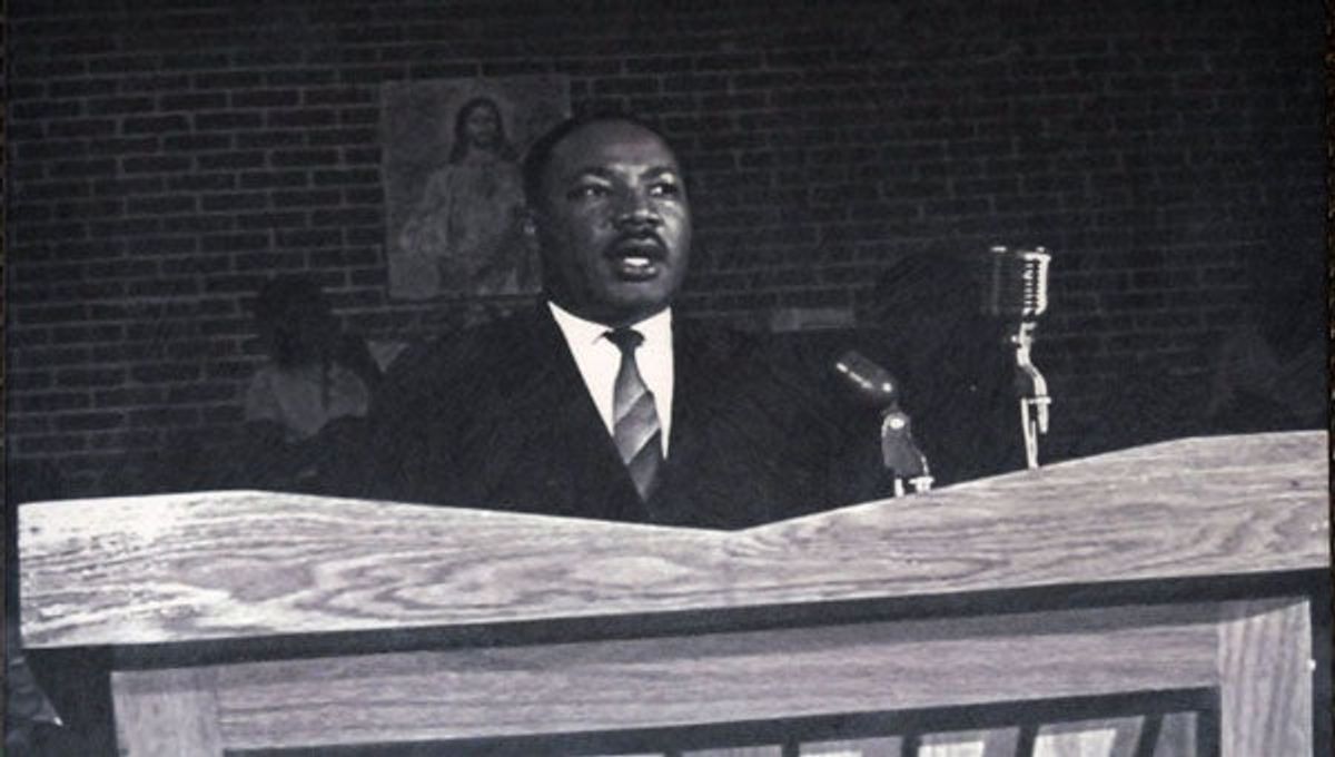 Historic photo of Civil Rights leader unveiled