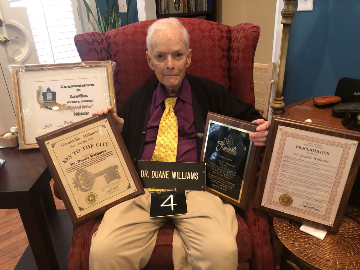 Words of appreciation for Dr. Duane Williams