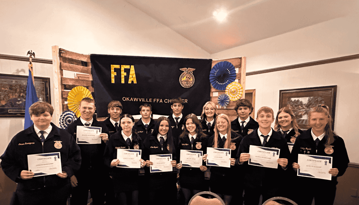 Okawville FFA Banquet Honors 2026 Award Winners and New Chap...