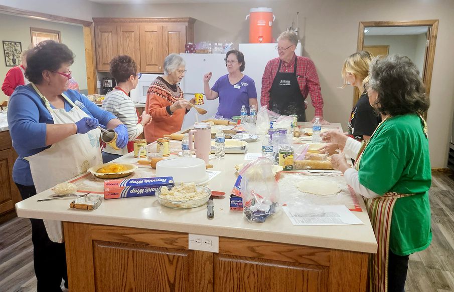 Pie baking class