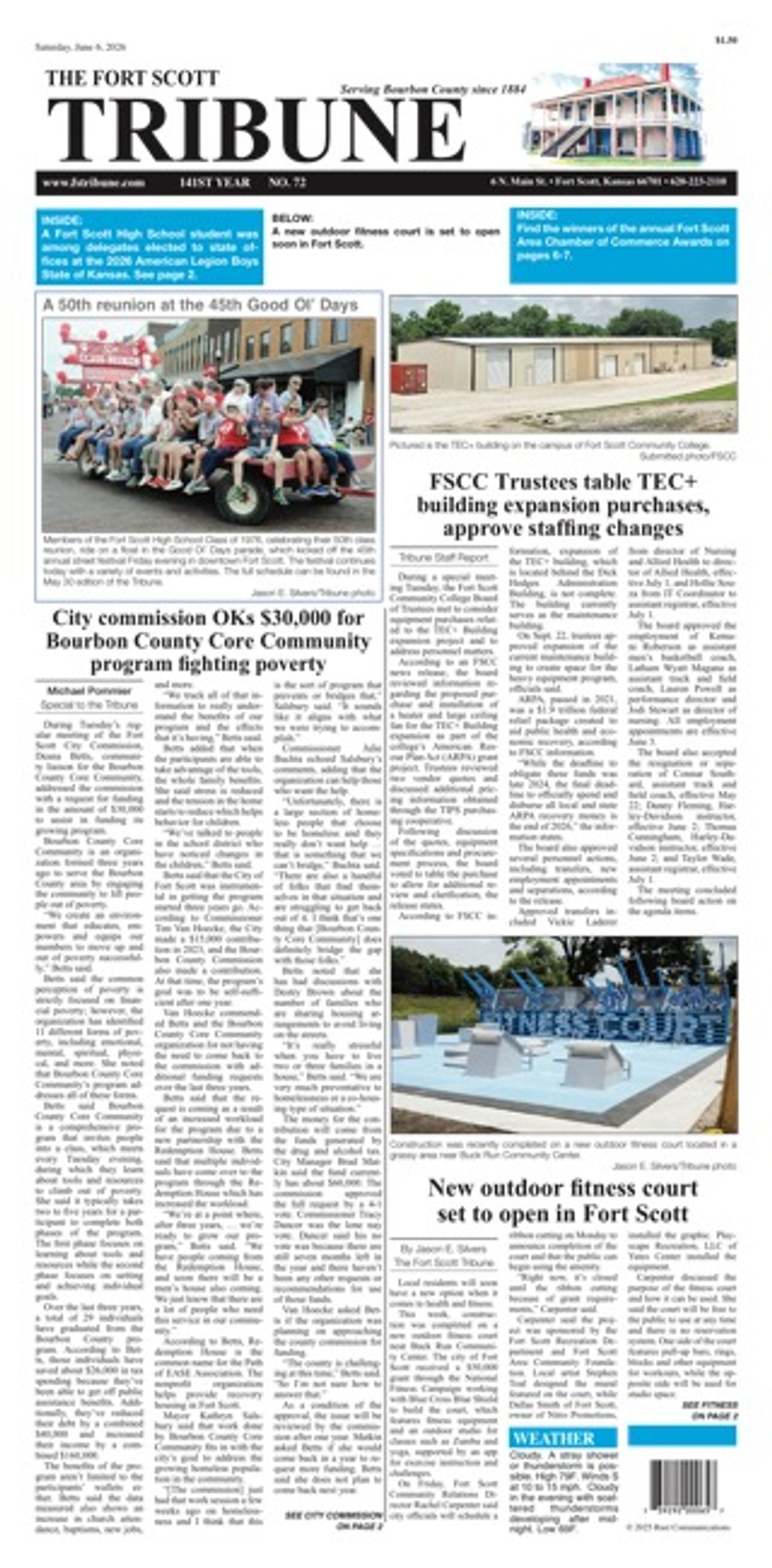 Saturday, June 6, 2026