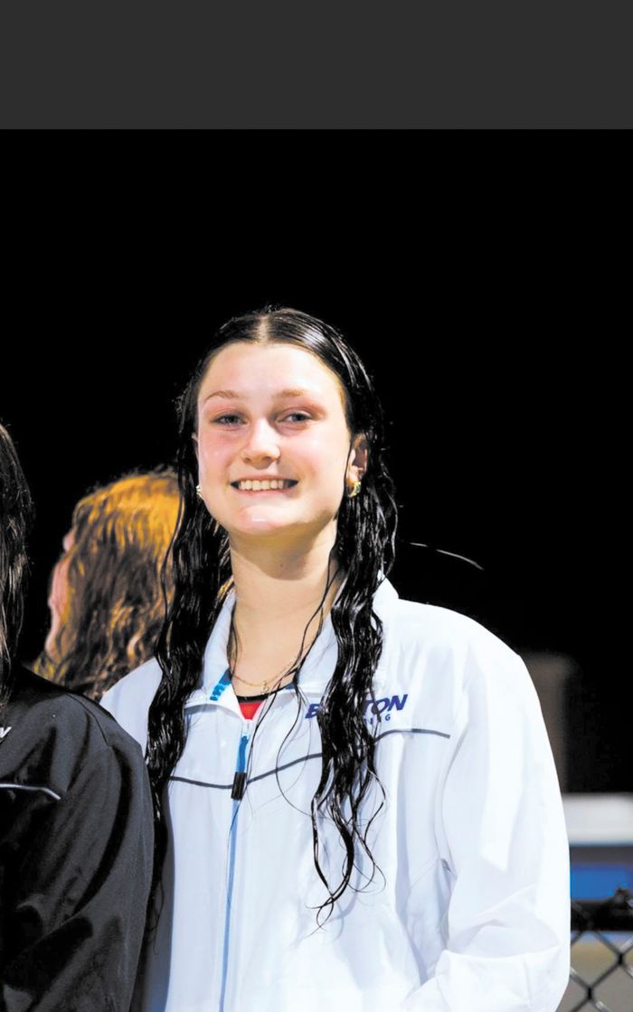 Stewart leads Barton’s women’s swim team with the squad’s highest poin...
