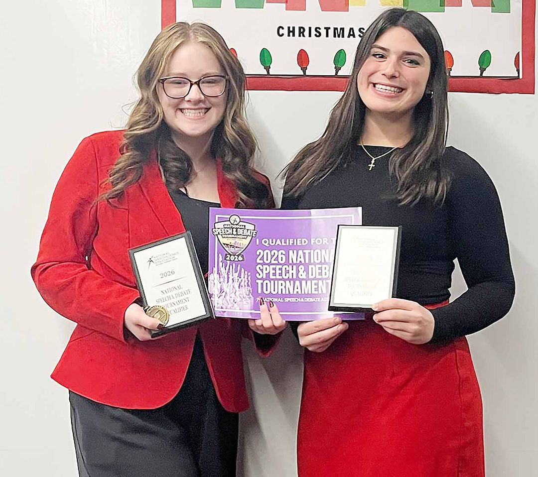 Duo earns qualification for 2026 National Speech and Debate Tournament...