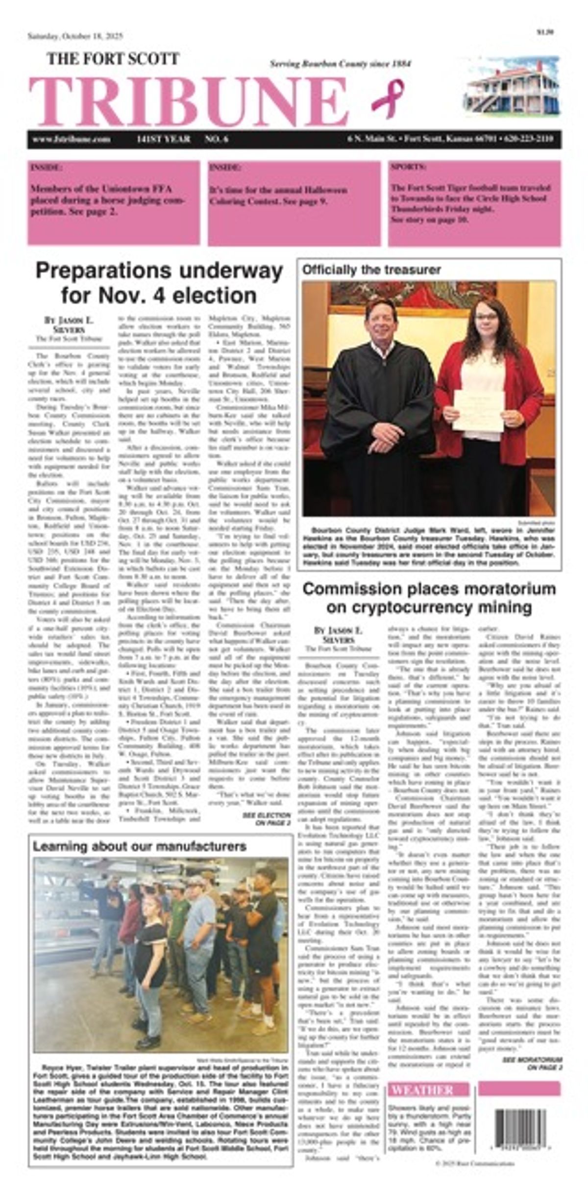 Saturday, October 18, 2025