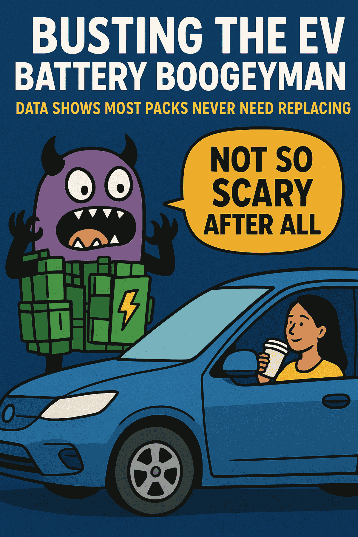 Busting the EV Battery Boogeyman: Data Shows Most Packs Never Need Rep...