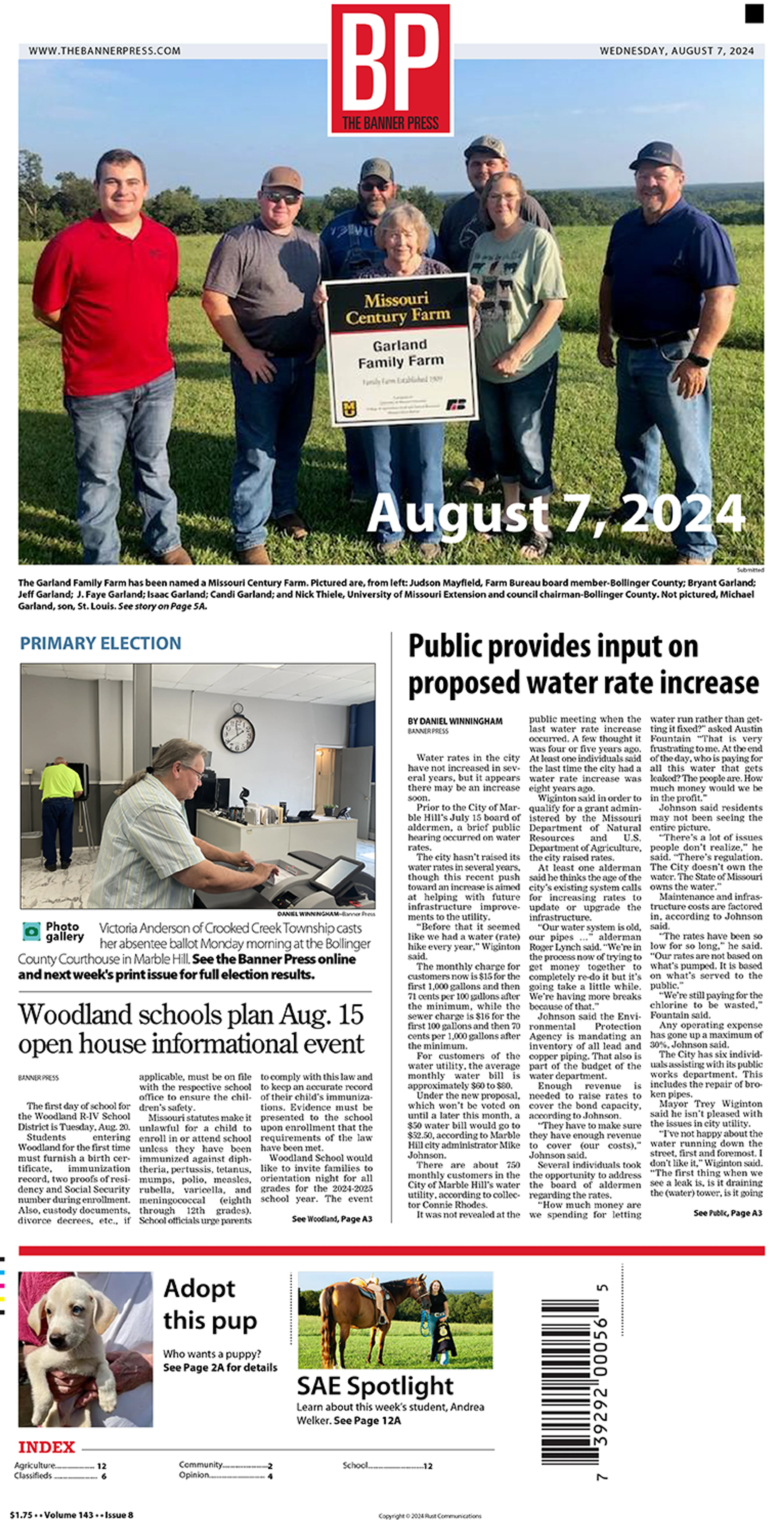August 7, 2024: E-Edition