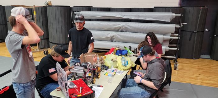 Woodland's robotics team continues first year of competitions