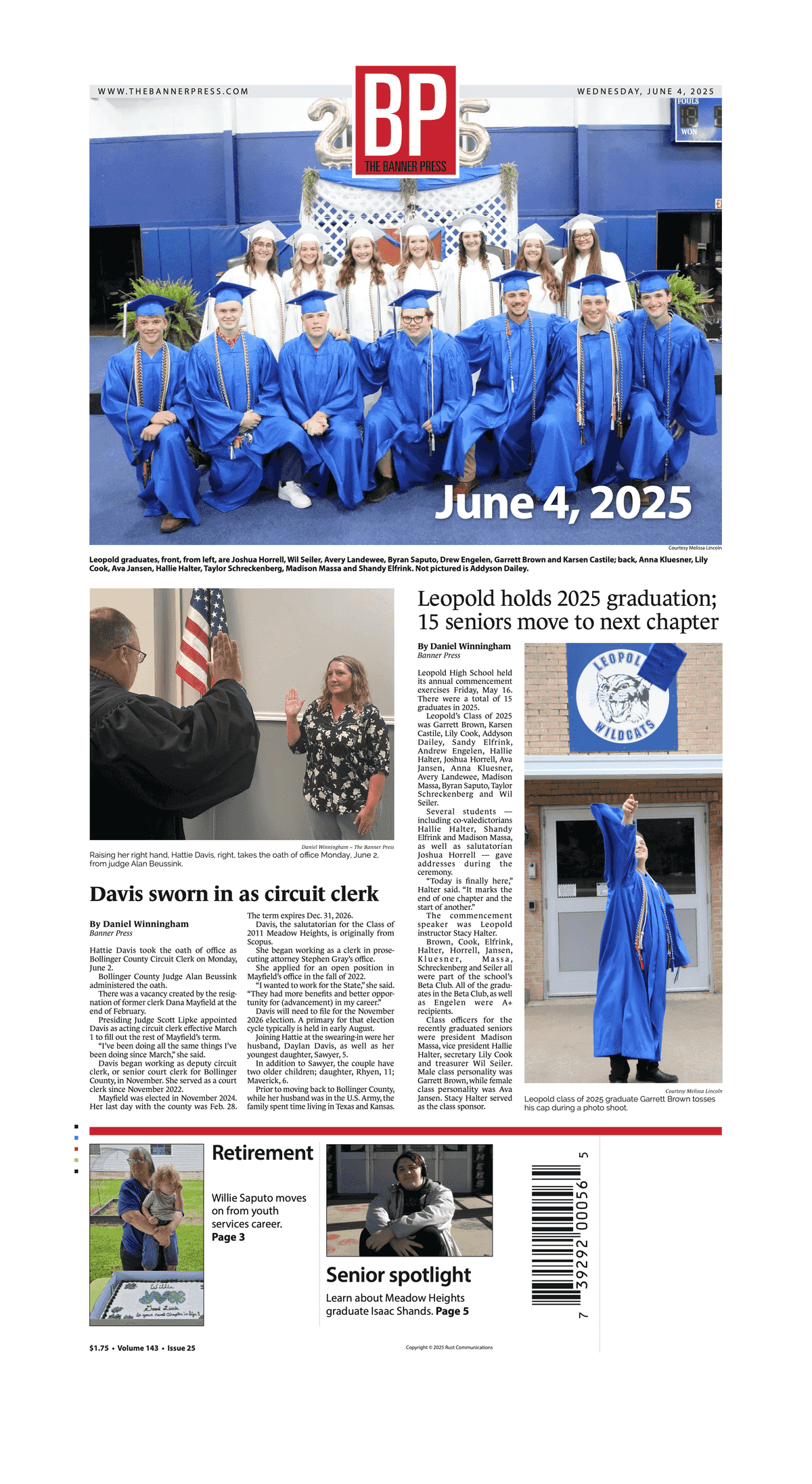 Wednesday, June 4, 2025: E-Edition