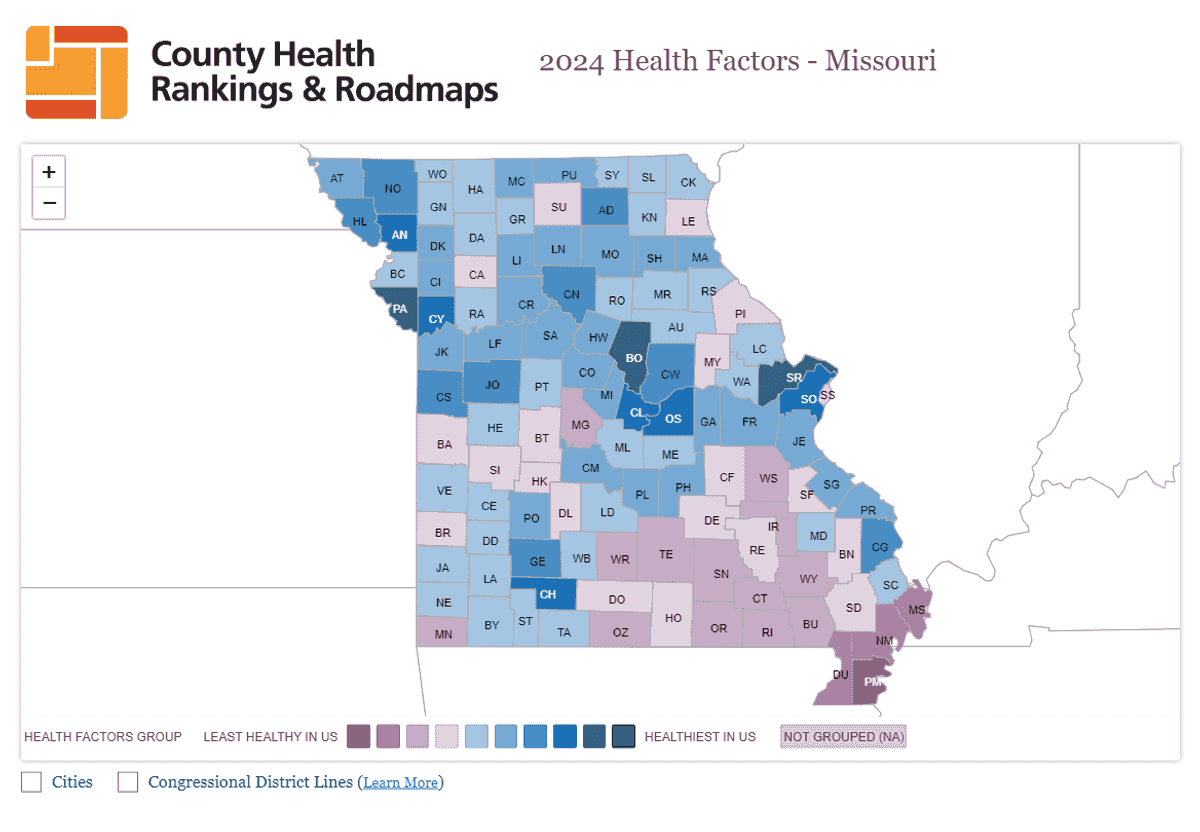 County's health rankings, roadmaps provide insight on community's well...