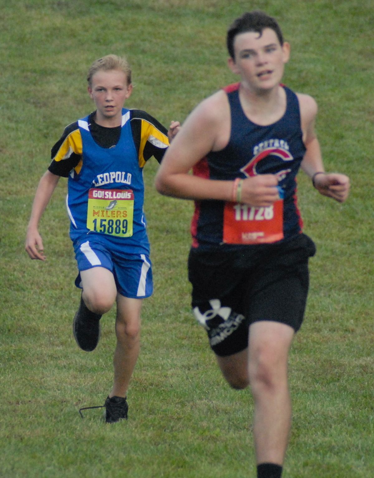 Junior high runners participate at Oak Ridge